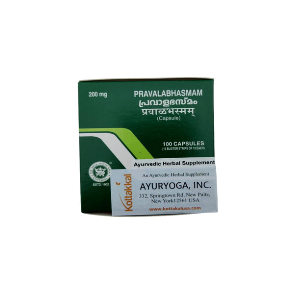 Buy Pravala Bhasmam Capsule in the USA | Ayurvedic Herbal Capsule ...